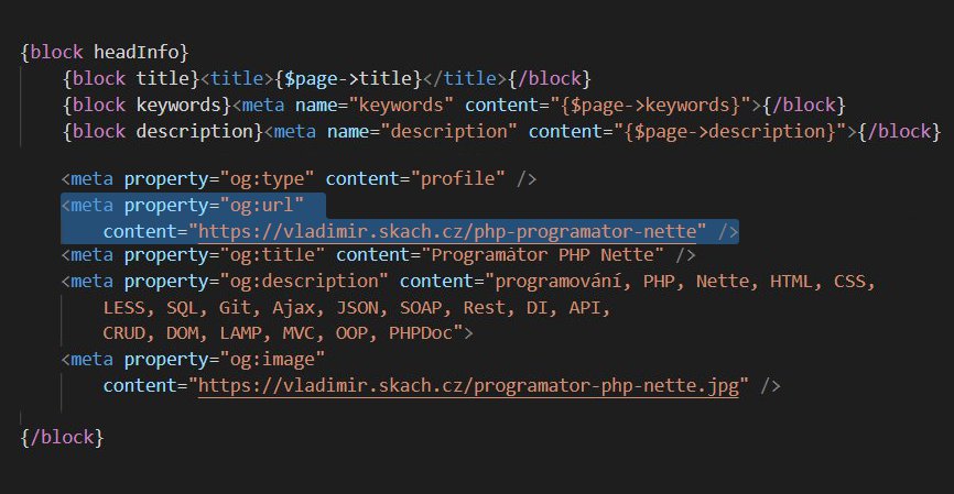 Vladimír Škach - PHP programátor - Nette